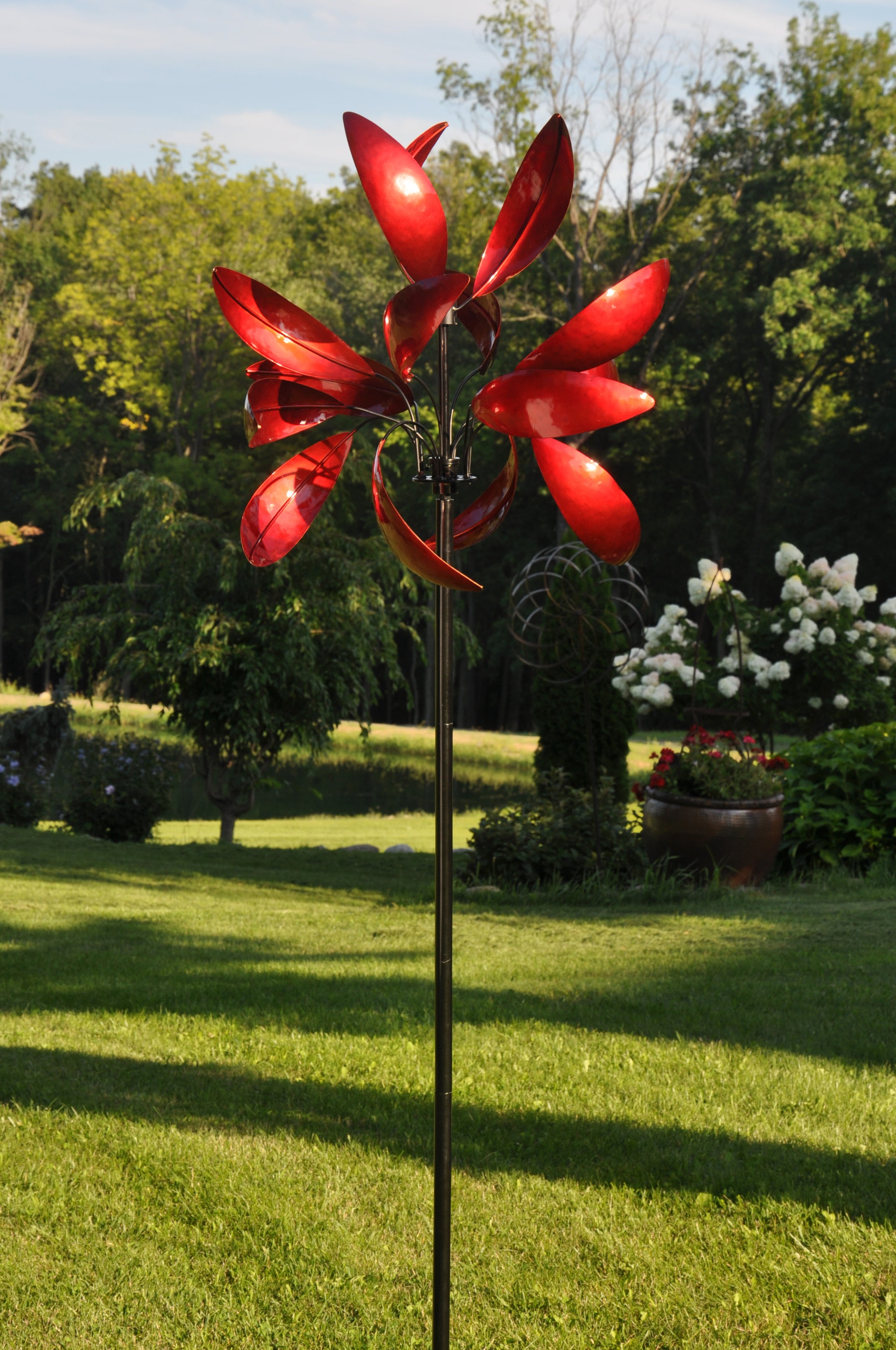 Red Windemere - Kinetic Art Spinner – Robin's Nest