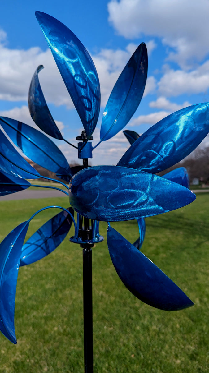 Blue Luminous Windemere Kinetic Wind Spinner – Robin's Nest